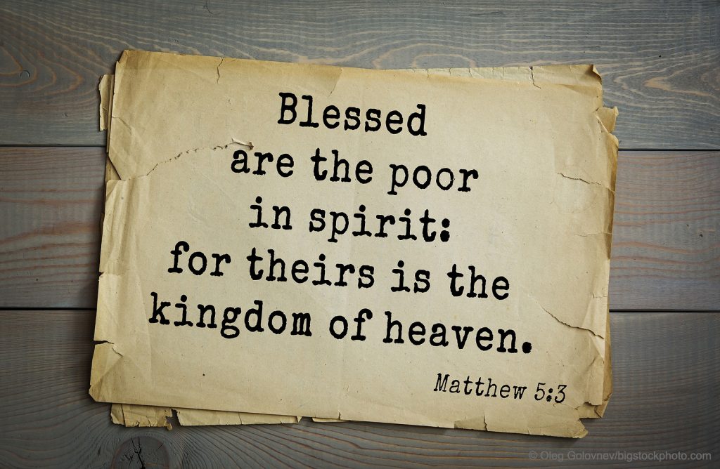 Blessed Are the Poor in Spirit - DOES GOD EXIST? TODAY